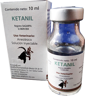 Ketanil - Wildlife Pharmaceuticals Mexico